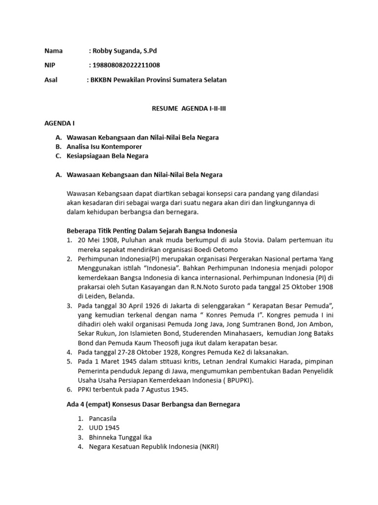 Rangkuman Agenda1,2,3 Mooc Lan RI 2023 | PDF | Politik
