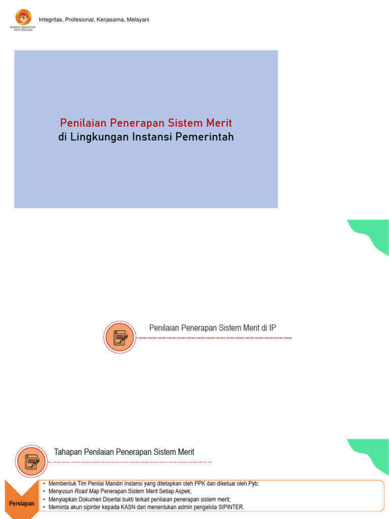 Sistem Merit ASN: Penilaian & Implementasi | PDF | Komputer