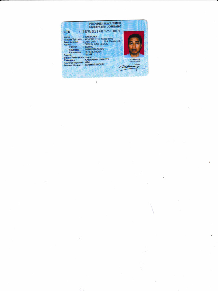 KTP Baru Jombang_20181210_0001 | PDF