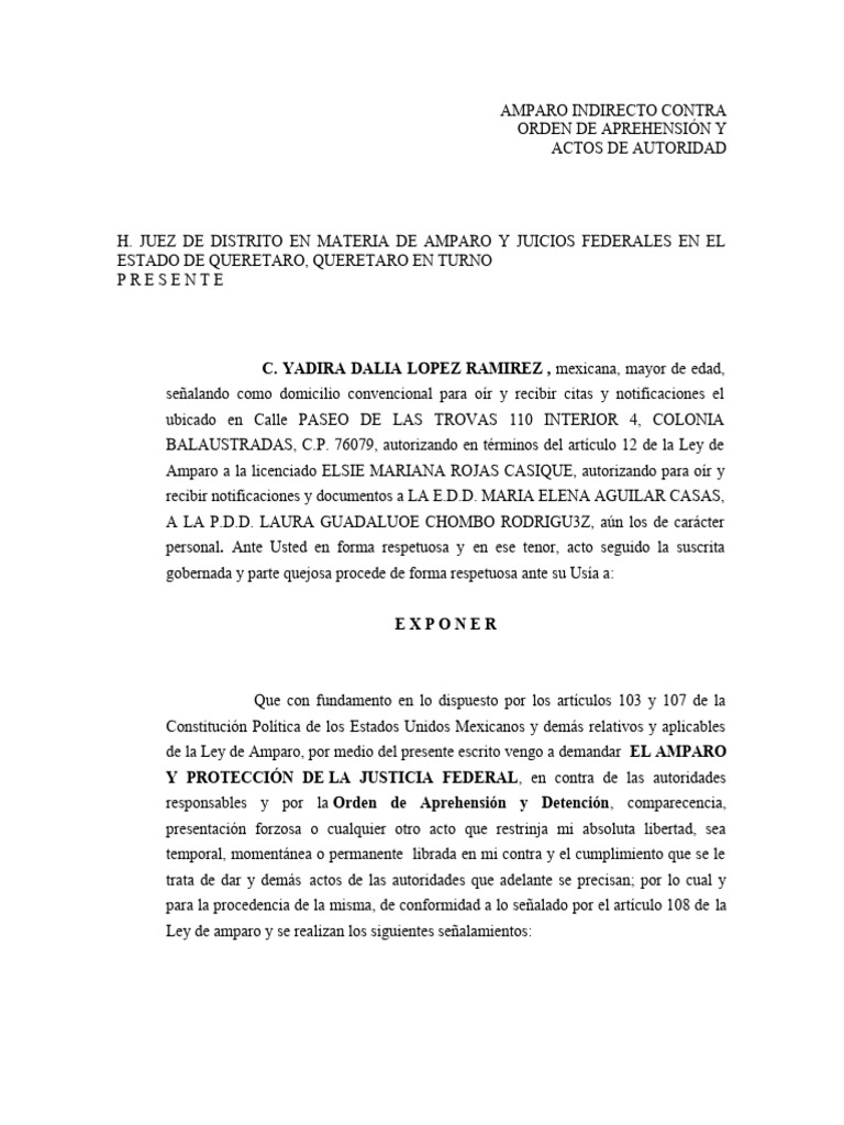 Amparo Indirecto | PDF | Violación | Fiscal