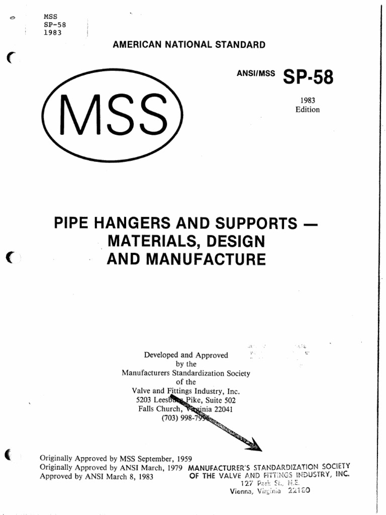 MSS SP-58 | PDF