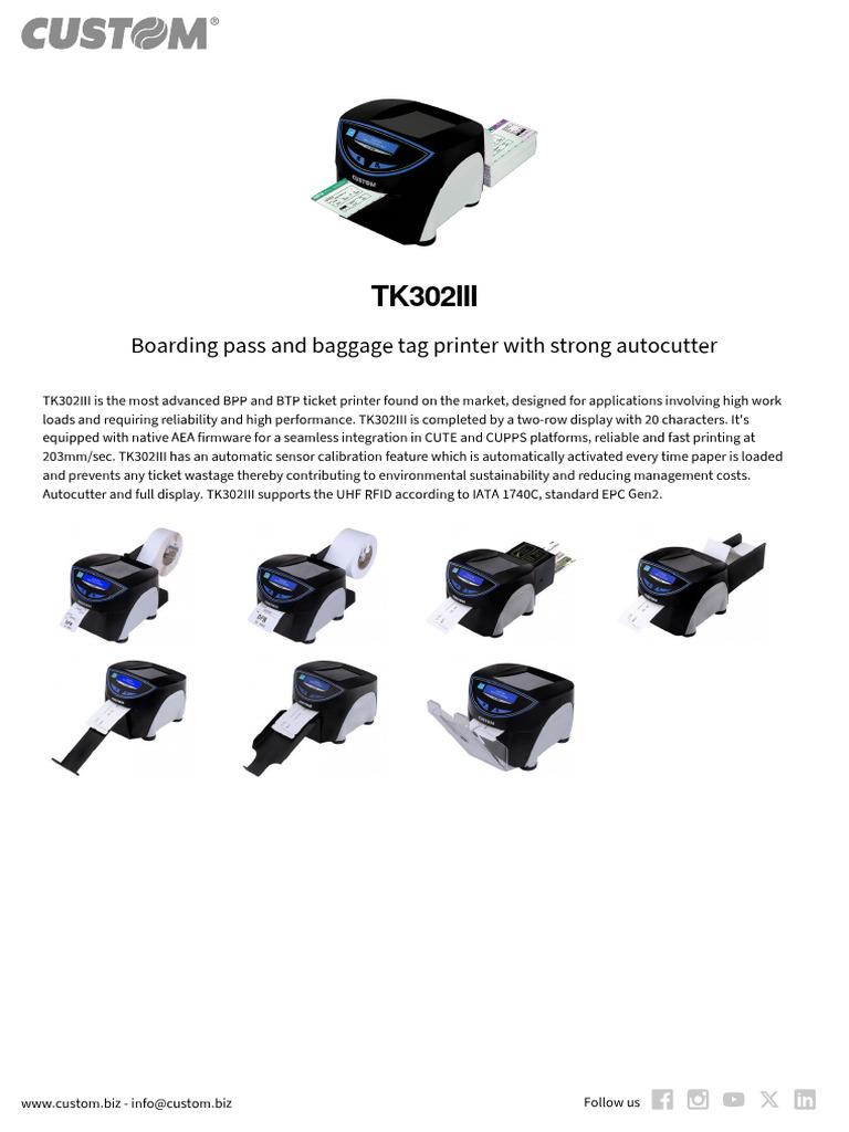 tk302 | PDF | Printer (Computing) | Usb