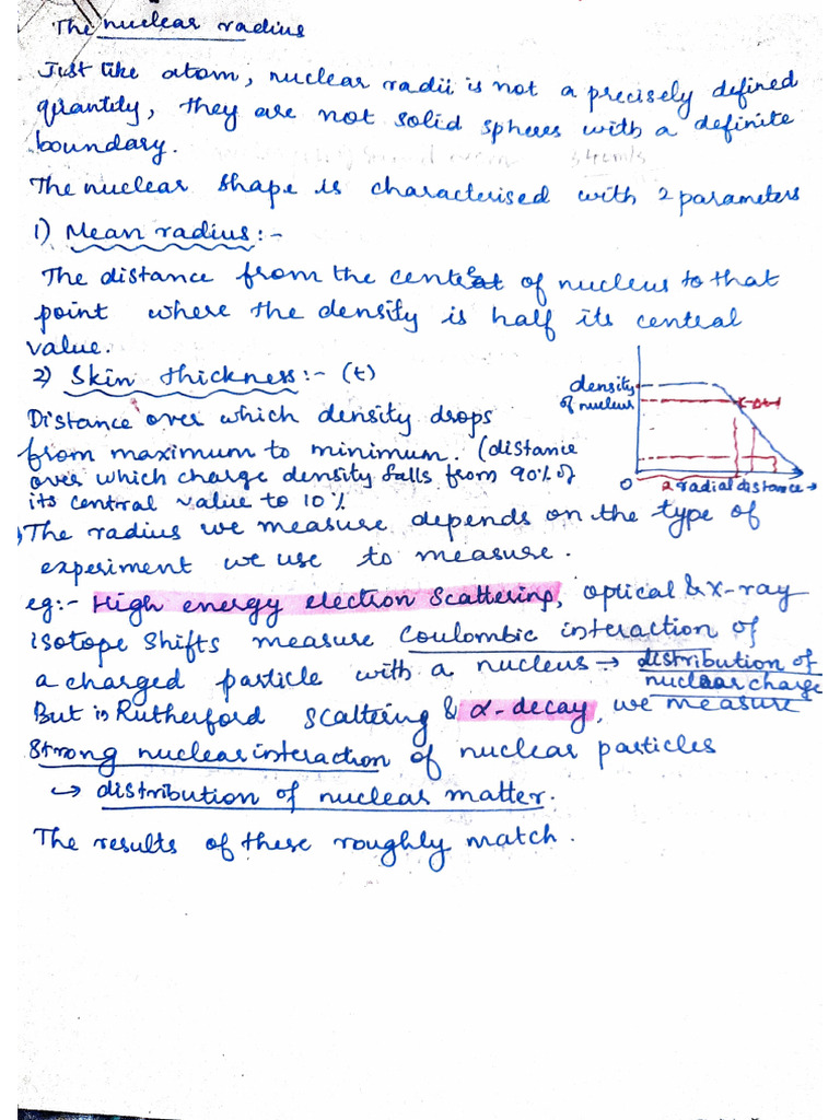 Distribution of Nuclear Charge | PDF | Applied And Interdisciplinary ...