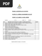 Fomu Ya Bima Ya Afya | PDF