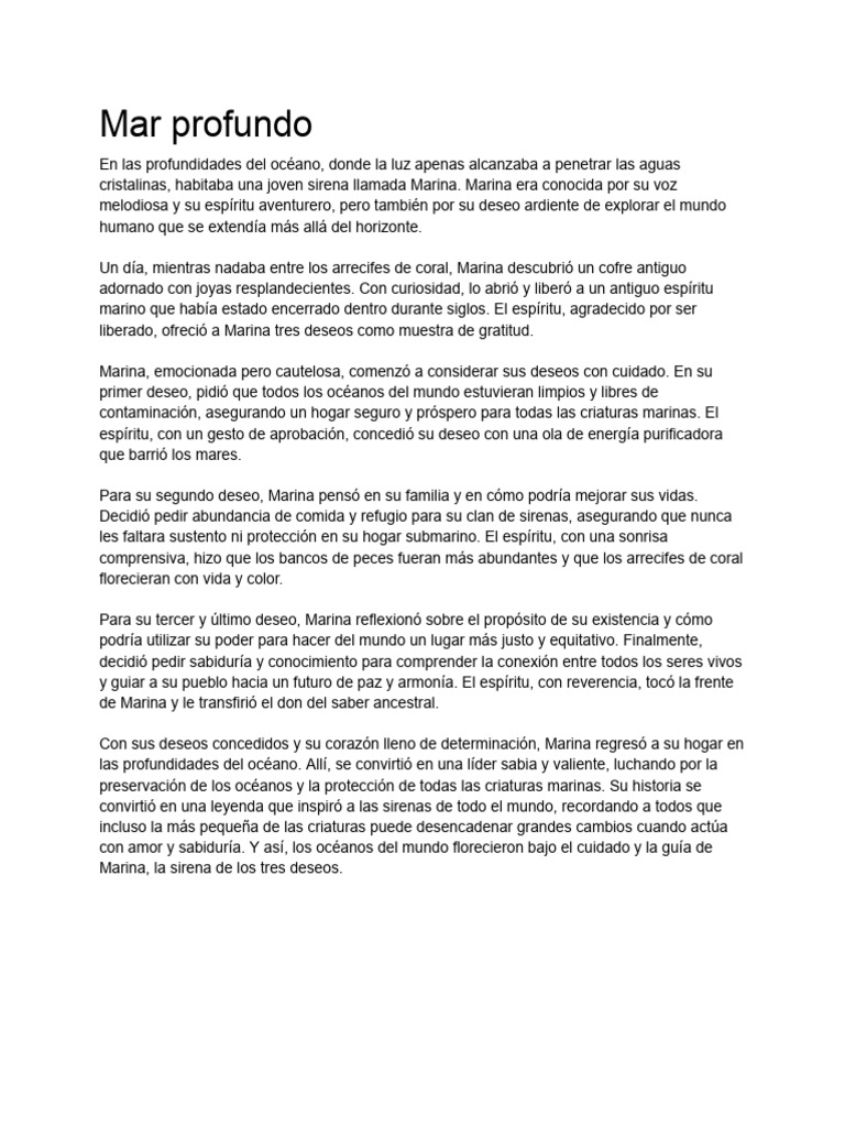 Mar Profundo | PDF | Ciencias sociales