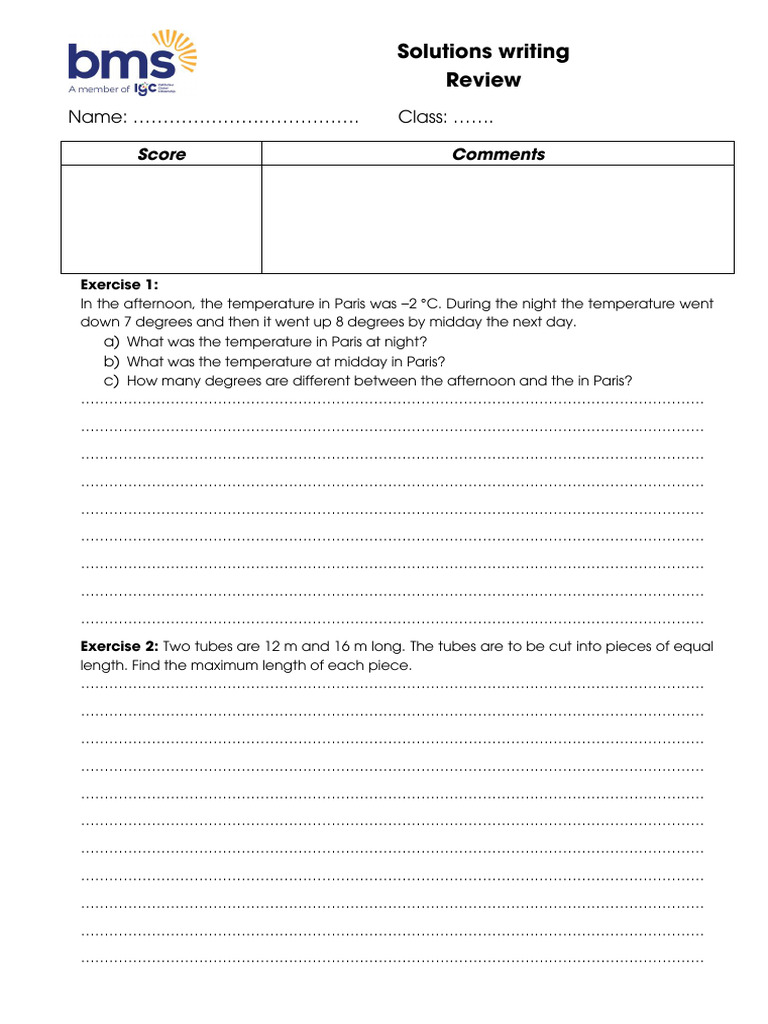 Writing Solution Review | PDF Writing Solution Review | PDF