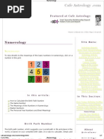 Numerology Pandit Sethuraman | PDF