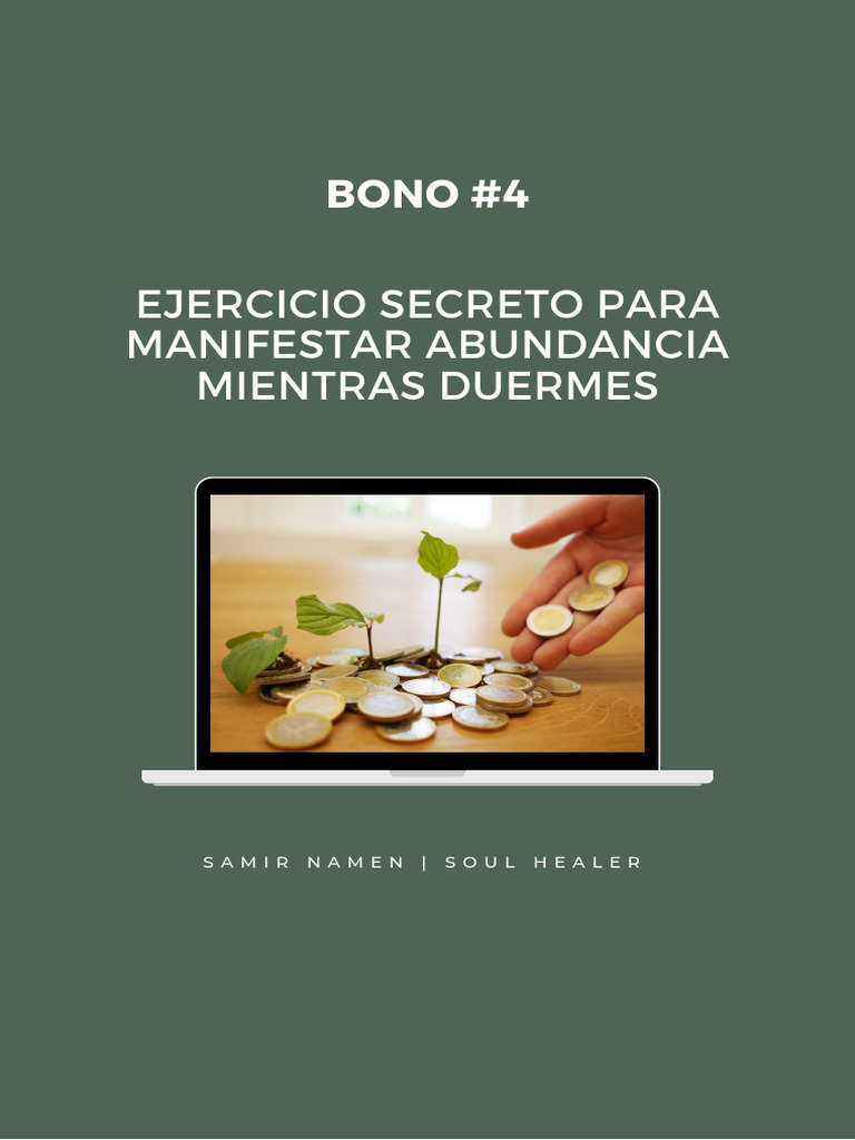Ejercicios Para Manifestar Abundancia Mientras Duermes Pdf