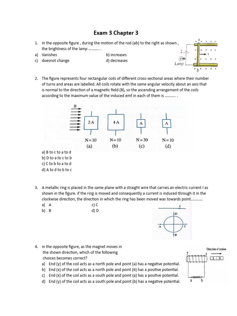 physics[1][1] | PDF | Electromagnetic Induction | Inductor