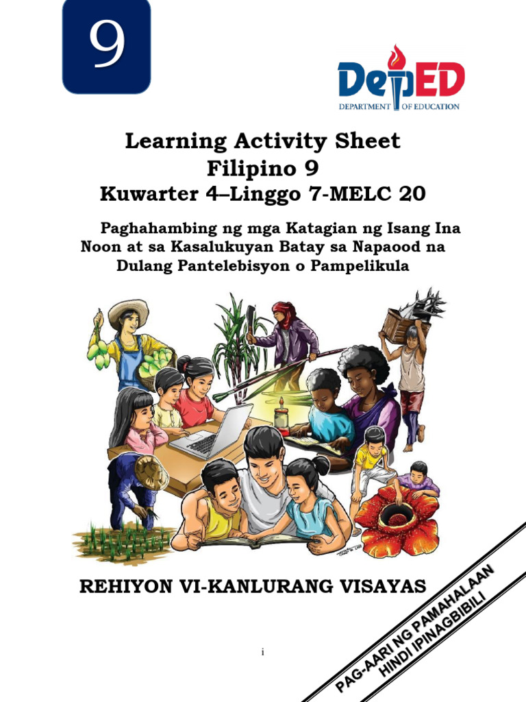 4 FIL9 Week 7 MELC 20 | PDF