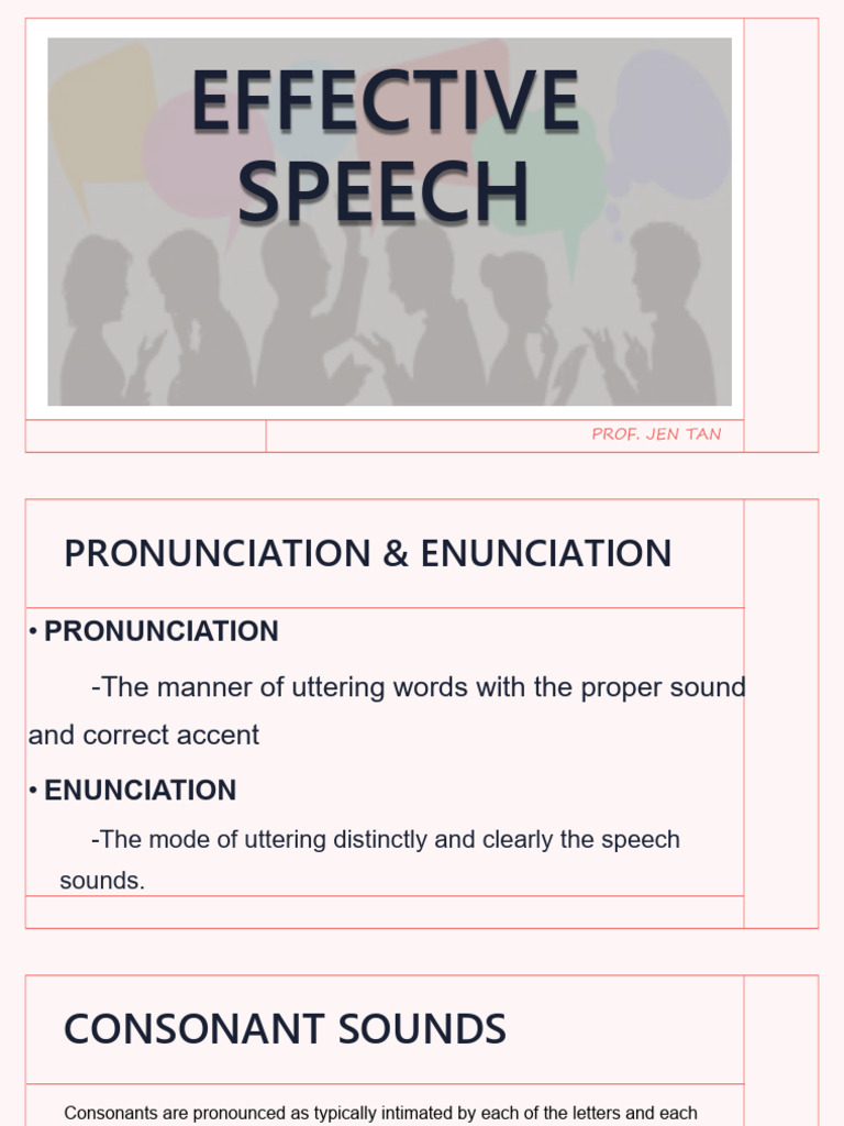 Lesson 2 Pronunciation and Enunciation | PDF | Oral Communication | Languages