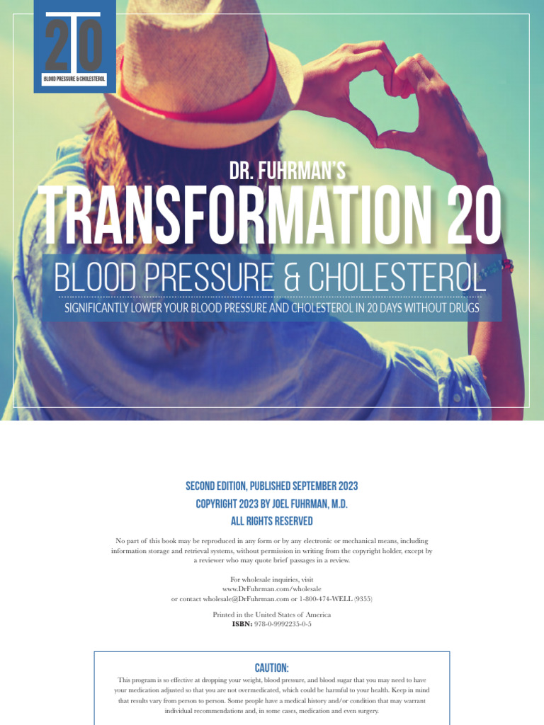 Transformation 20 Blood Pressure and Cholesterol | PDF | Low Density ...