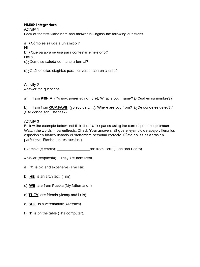 NM05 - Integradora | PDF