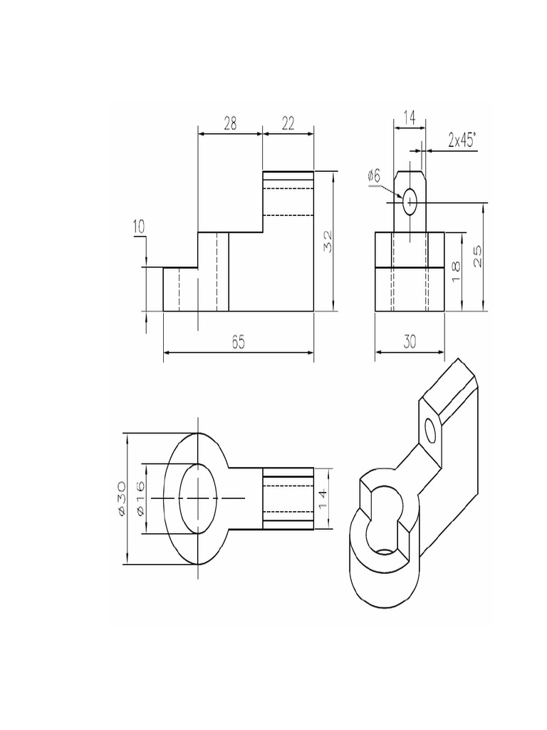 Bai Tap Ve Autocad 3D | PDF