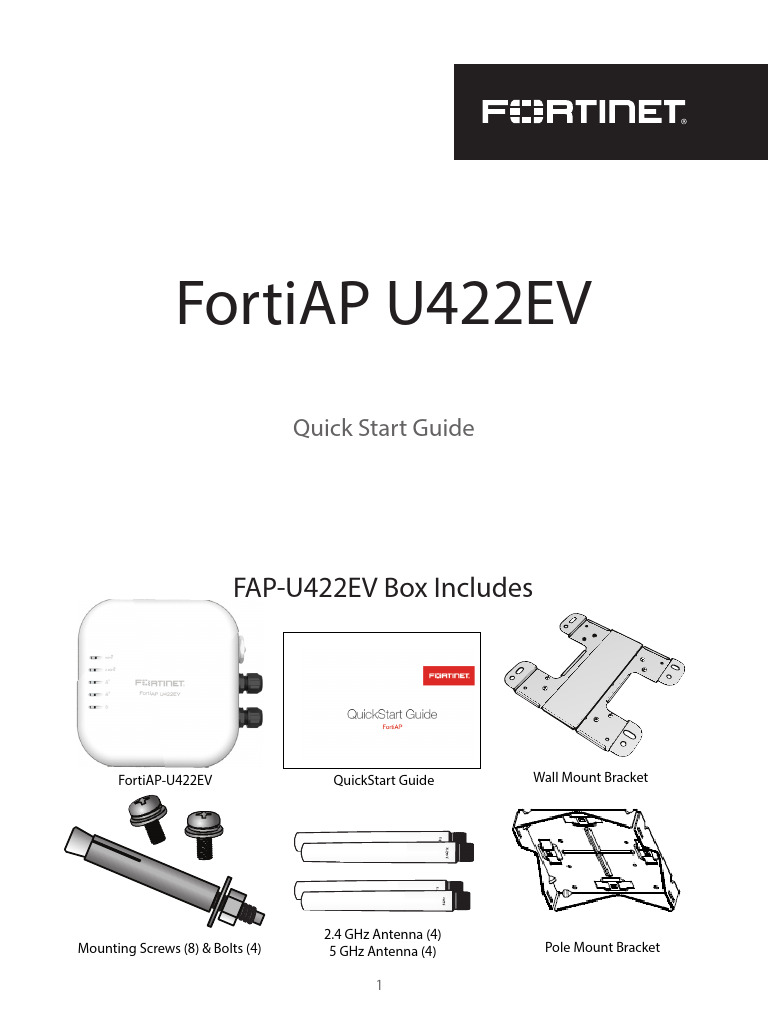 FAP-U422EV-E A9086f56 FortiAP U422 | PDF | Ip Address | License