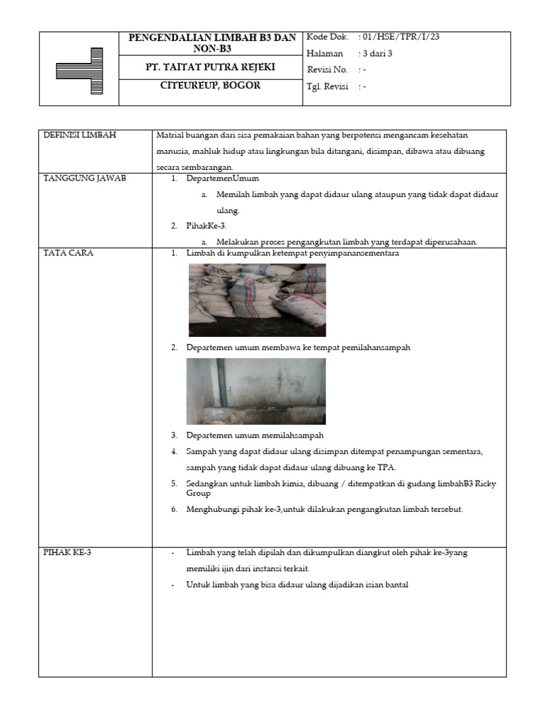 Mapping Limbah 3 | PDF