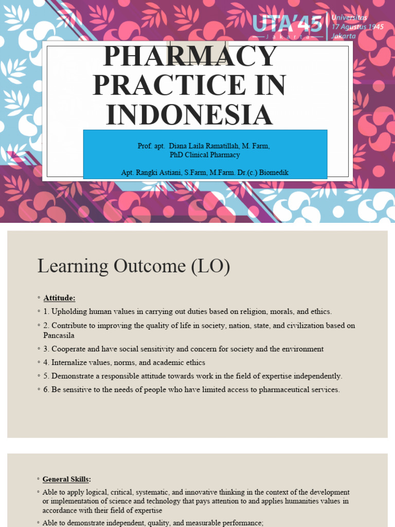 Pharmacy Practice In Indonesia Different Countries Download Free Pdf