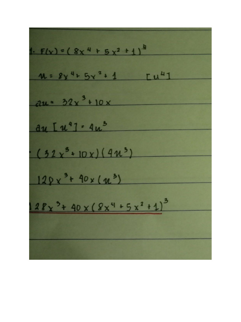 Derivatives - Chain Rule | PDF