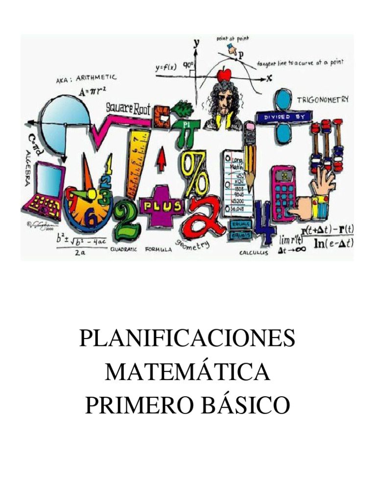 Planificación Matemática Primero Básico | PDF | Números | Matemáticas