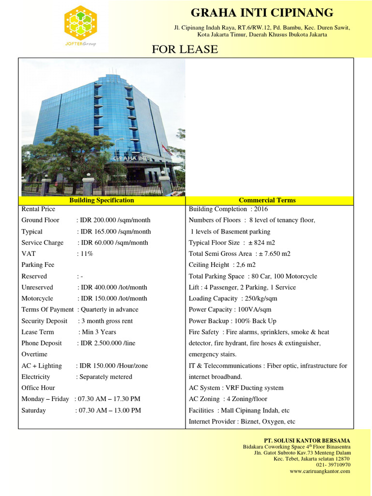 Graha Inti Cipinang | PDF