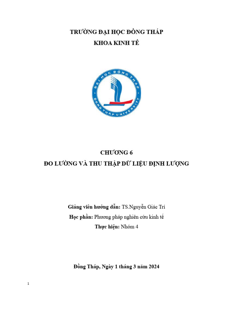 Bai Thuyet Trinh Chương 6 PPNCKT - Nhóm 4 (Edited) | PDF