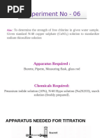 Analysis of Sodium hypochlorite | PDF | Titration | Chemistry