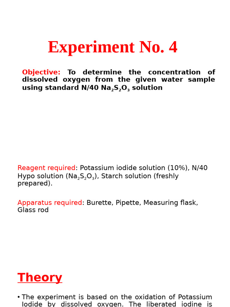 Experiment 5 Pdf Titration Chemistry