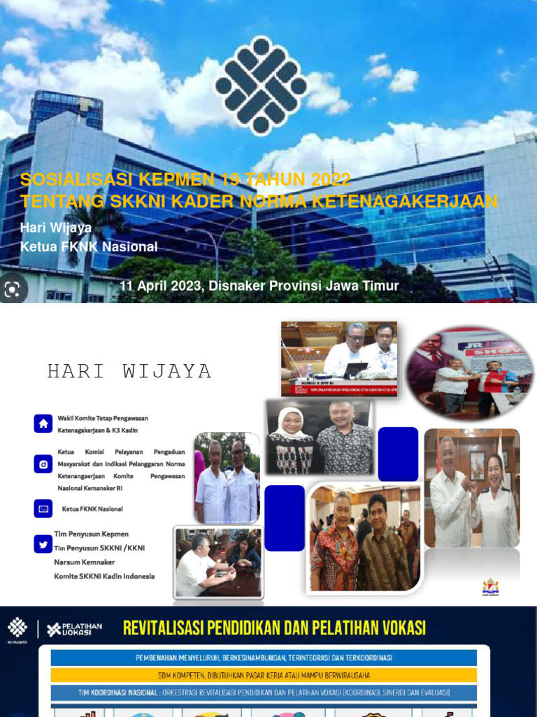 Master PPT Sosialisasi KNK Kepmen 19 2022 | PDF