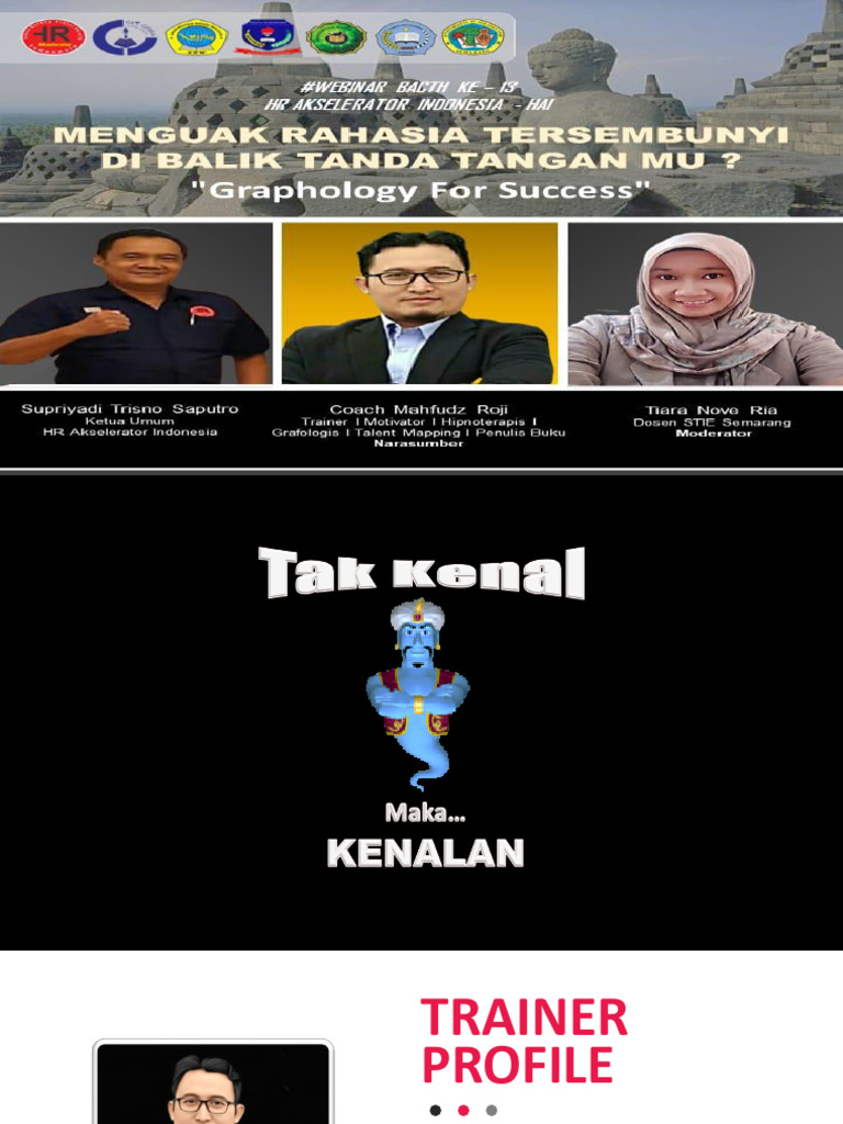 Analisa Tanda Tangan (Mahfudz Roji, CHA) | PDF