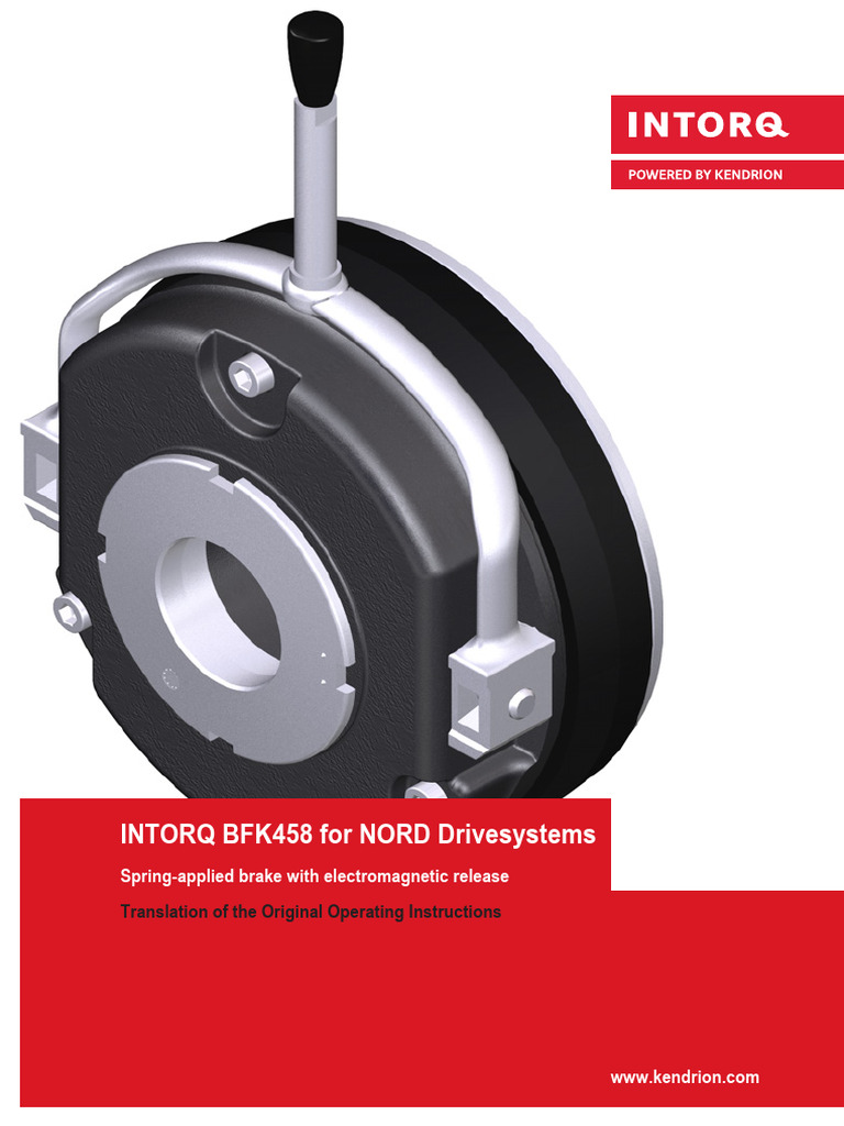 Running Instruction Intorq Brakes bfk458 en 05 2022 | PDF | Electric ...
