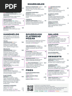 HOCCO Menu 2023 (Eatery) | PDF | Ice Cream | Pizza