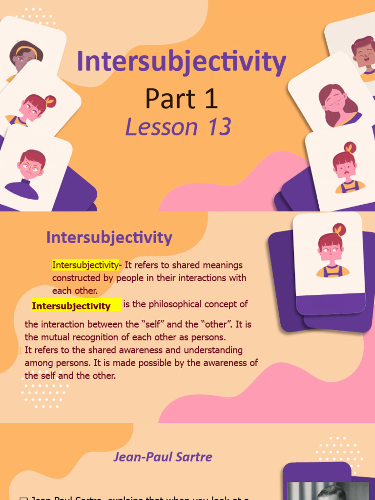 Intersubjectivity and Authentic Dialogue | PDF | Empathy | Dialogue