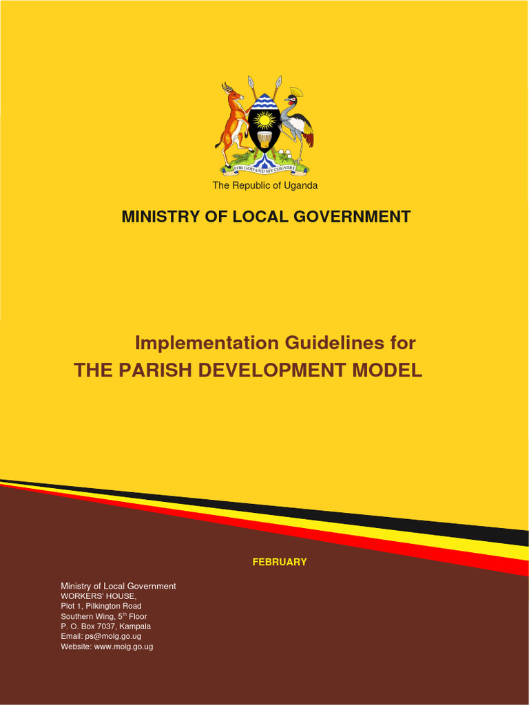 Implementation Guidelines For FOR PARISH MODEL OPERATION Minister ...