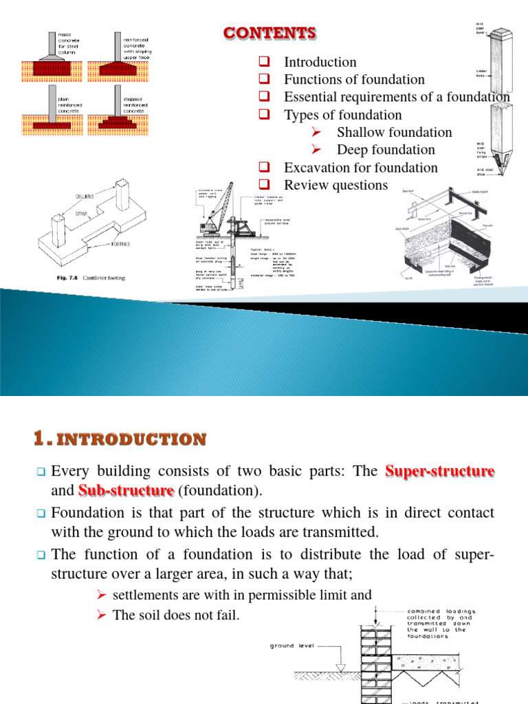 Chapter-3 Foundation | PDF | Deep Foundation | Foundation (Engineering)