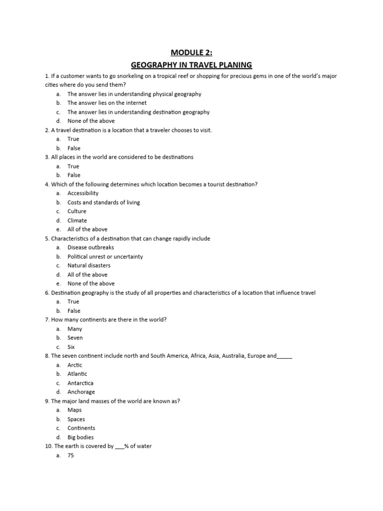 Module 2 | PDF | Continent | Earth Sciences