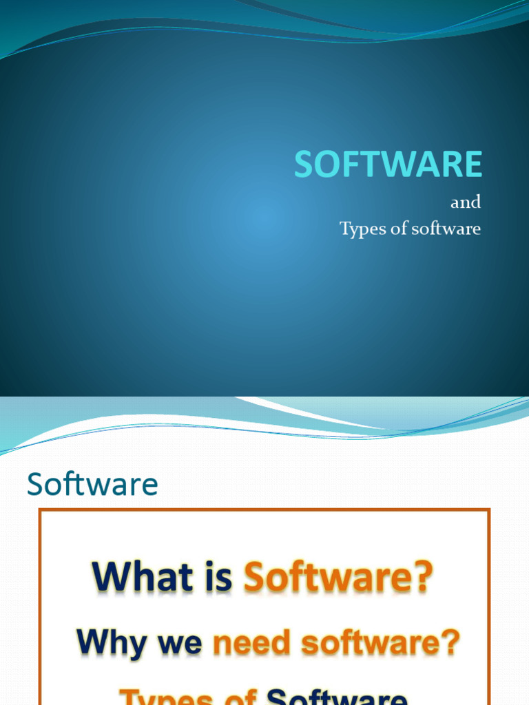 Software | PDF | Application Software | Laptop