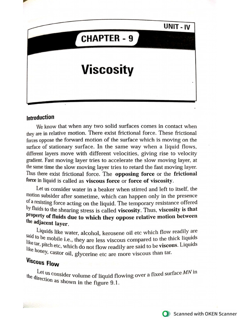 Viscosity | PDF