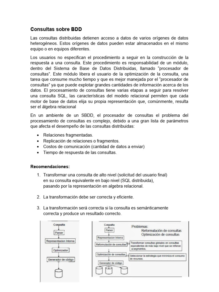 Consultas y Operaciones Sobre BDD | PDF | Apache Hadoop | Bases de datos