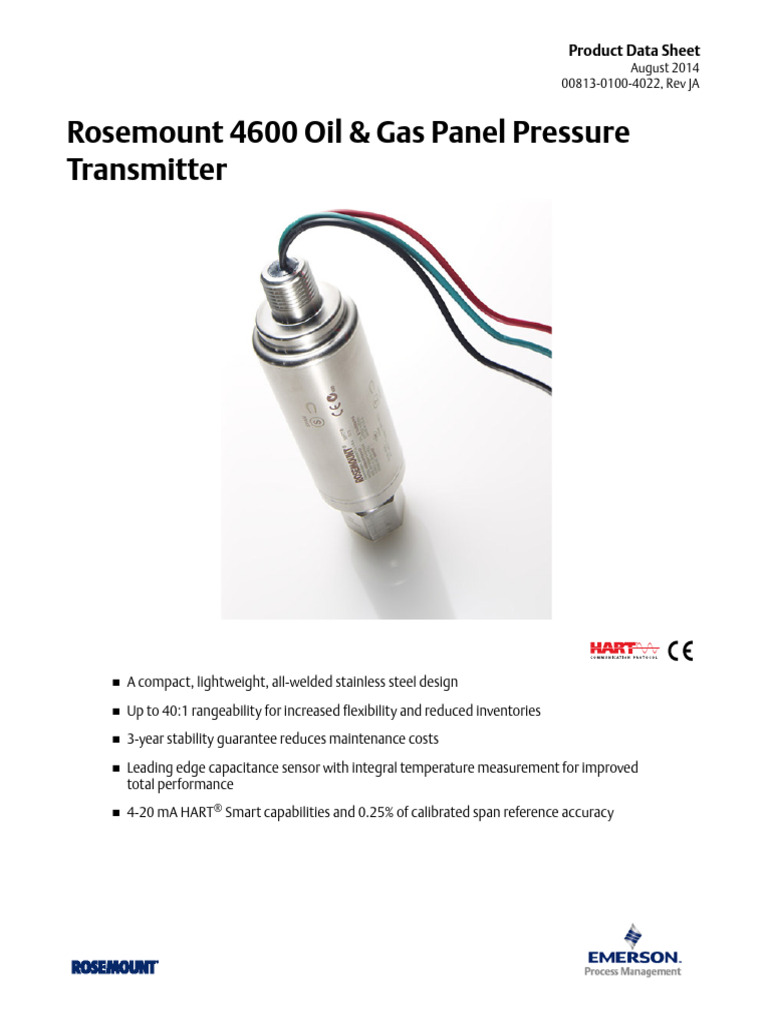 Rosemount Pressure TX | PDF | Calibration | Pressure Measurement