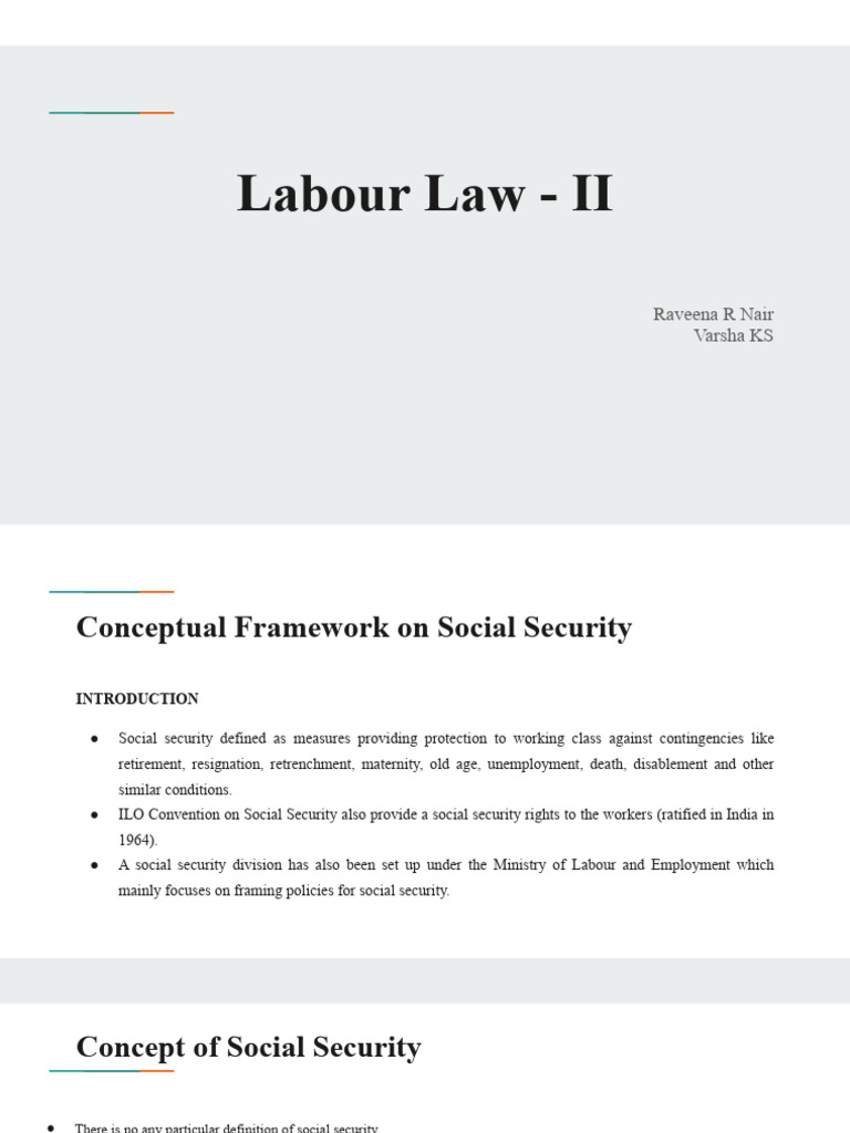 Labour Law - II | Download Free PDF | Welfare | Employment
