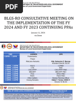 DILG LP Advisory - Revised Implementation Schedule of LTIA CY 2025 | PDF