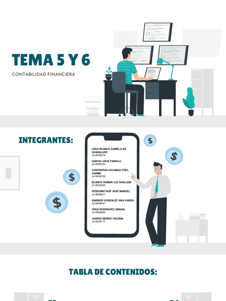 TEMA 5 Y 6 Listo | PDF | Depreciación | Contabilidad