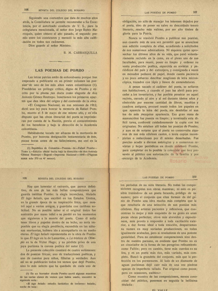 5 Poesias de Pombo Pag 106 115 | PDF | Clásicos