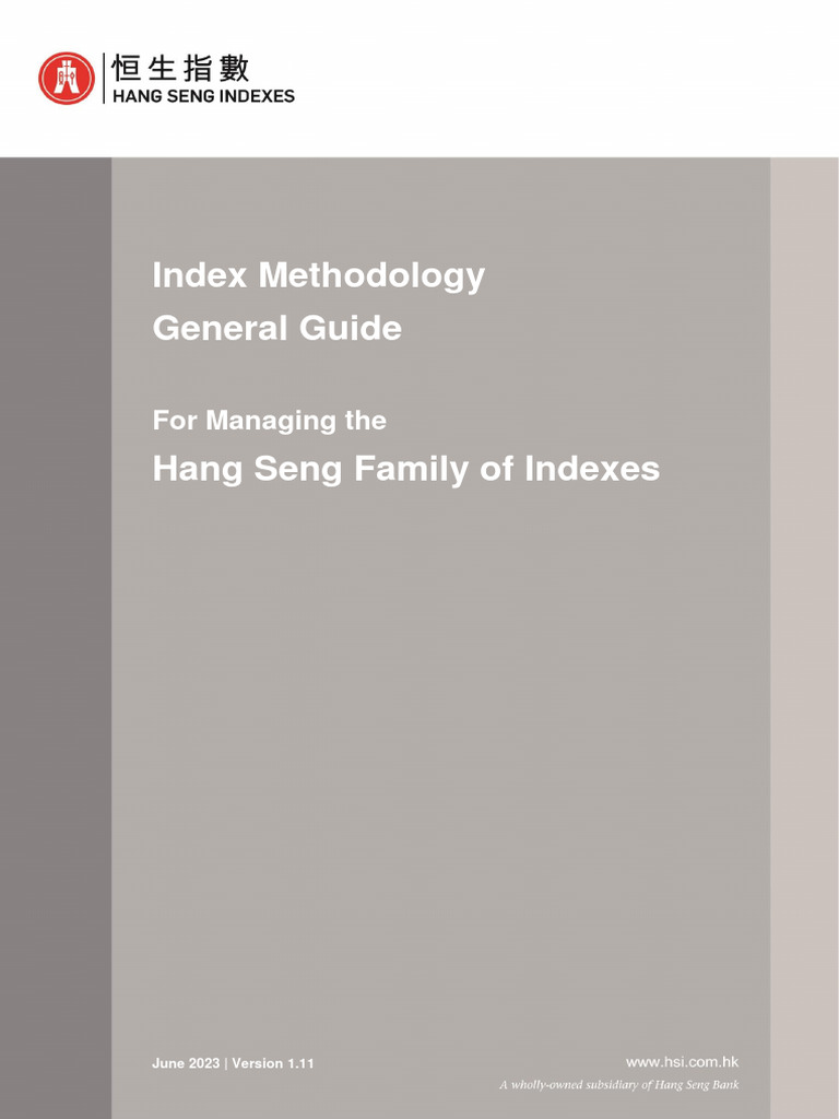 Penjelasan Indeks Hang Seng (Metodologi) | PDF | Stocks | Securities (Finance)