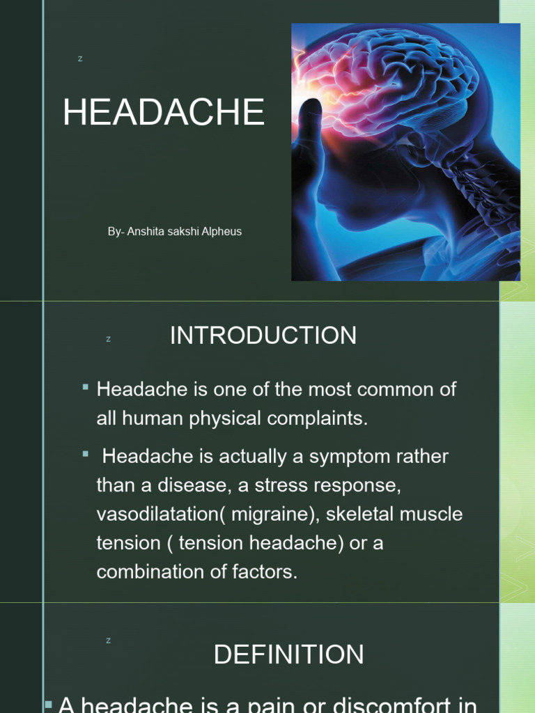 Headache | PDF | Headache | Migraine