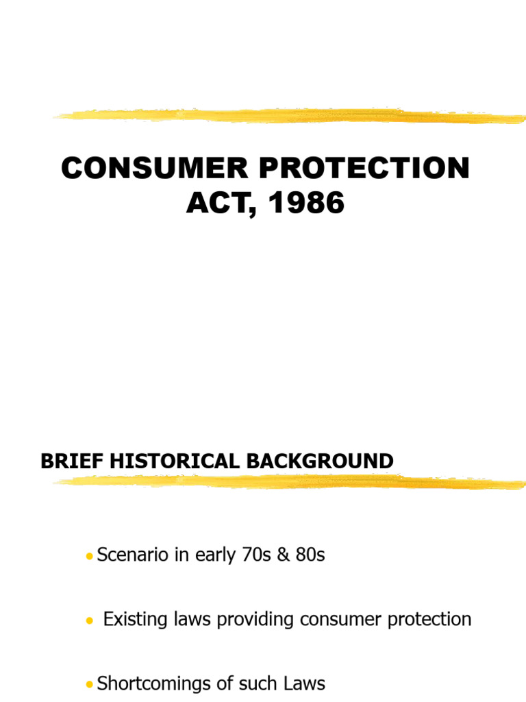 Consumer Protection Act | PDF | Consumer Protection | Prices