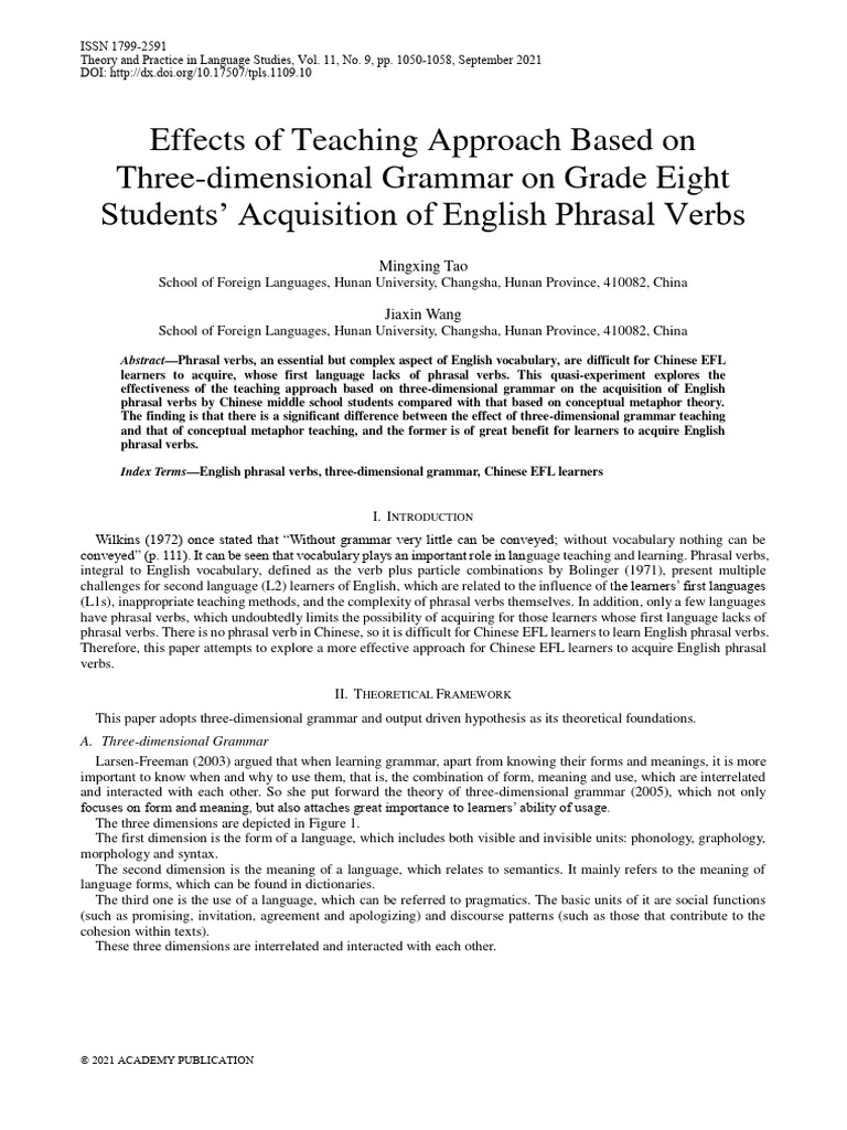 TPLS, 10 | PDF | Semantics | Second Language Acquisition