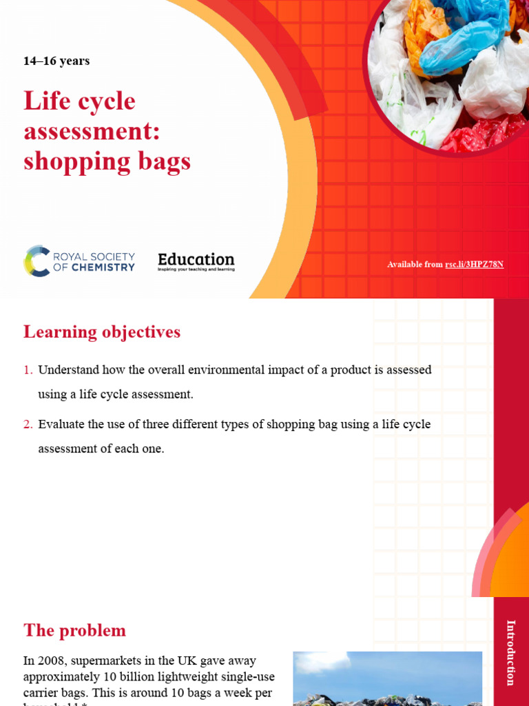 life_cycle_assessment_shopping_bags_slides_v1_474278 | PDF | Life Cycle ...