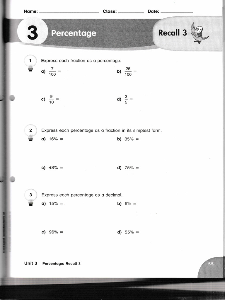 Chapter 3 - Percentage | PDF