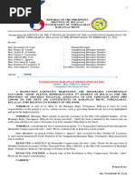 RESOLUTION AUTHORIZING THE PUNONG BARANGAY TO SIGN A MEMORANDUM OF ...